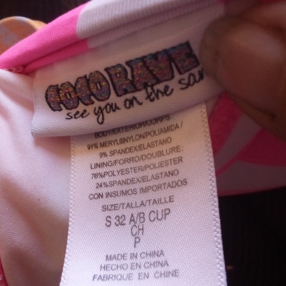 Coco Rave | Other | Coco Rave Pink Bikini Top S | Poshmark